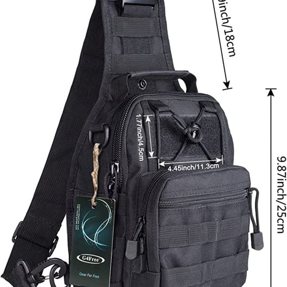 Sroushaa | Bags | Tactical Sling Backpack Rover Shoulder Sling Pack ...